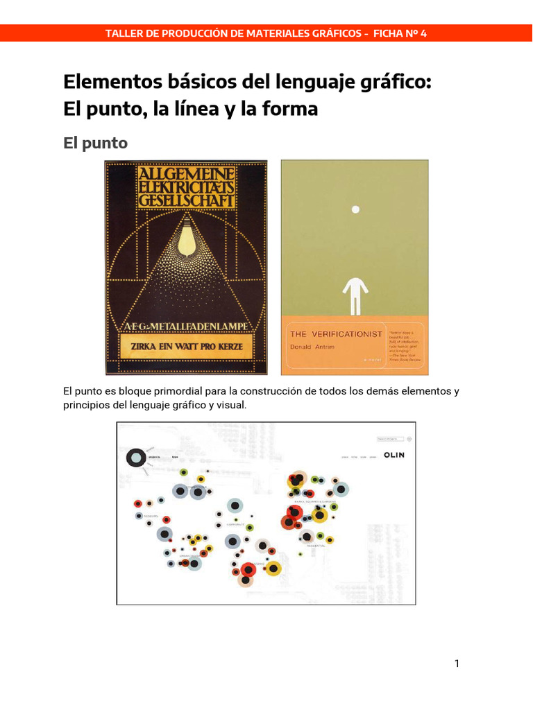 Elementos del Lenguaje Gráfico: Punto, Línea y Forma | PDF | Color | Diseño