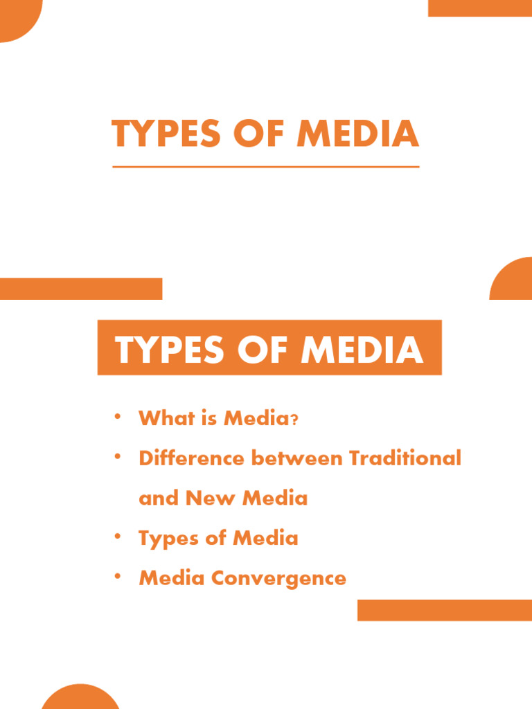 Types of Media GROUP 3 REPORT | PDF | Mass Media | Newspapers