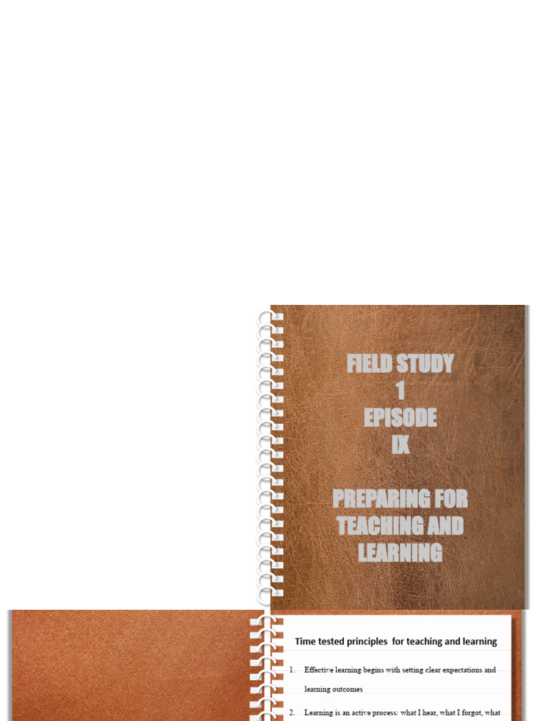 FS1 Episode 9: Teaching Preparation Guide | PDF | Learning | Teaching