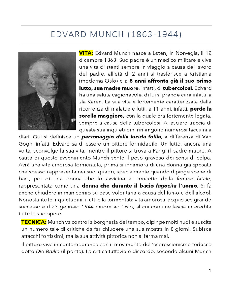 Edvard Munch | PDF