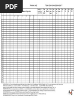 Bowel Movement Tracking Sheet | PDF
