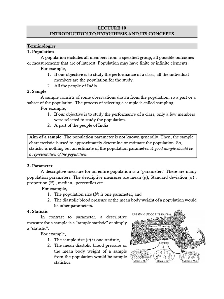 Understanding Hypothesis Concepts in Statistics | PDF | Statistical ...