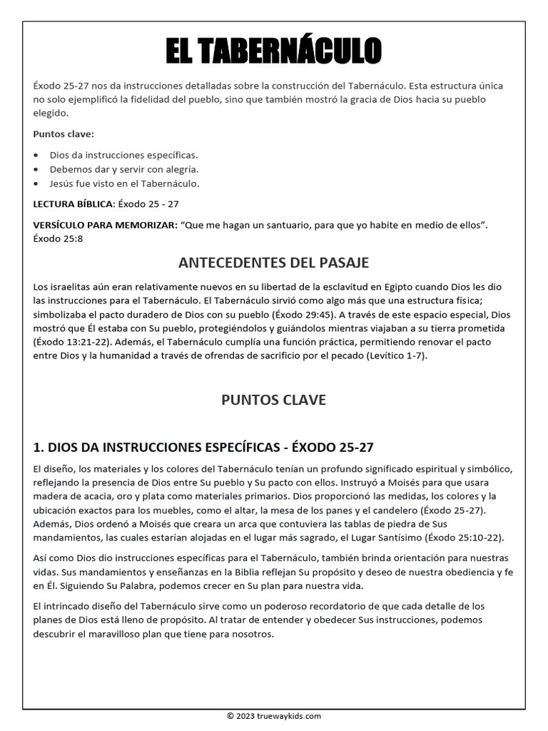 Tabernáculo | PDF