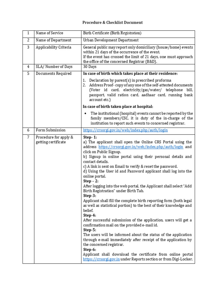Birth Certificate | Download Free PDF | Birth Certificate | Identity Document