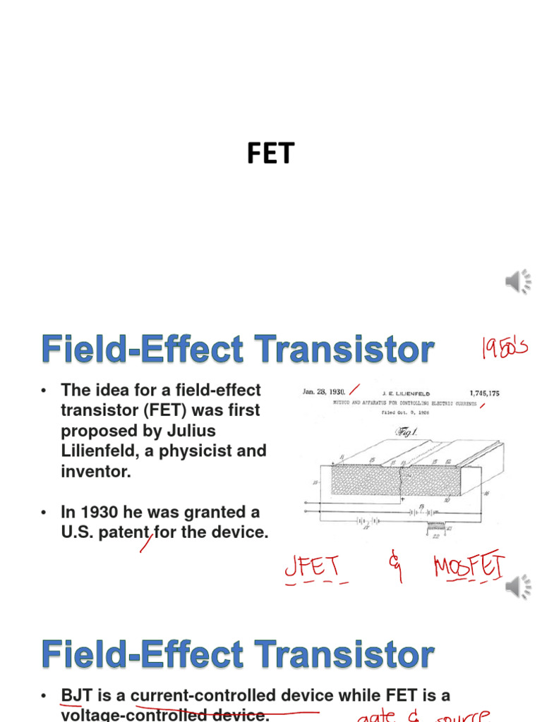 FET | PDF | Field Effect Transistor | Mosfet