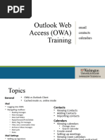 Outlook Training Manual | PDF | Microsoft Outlook | Office 365