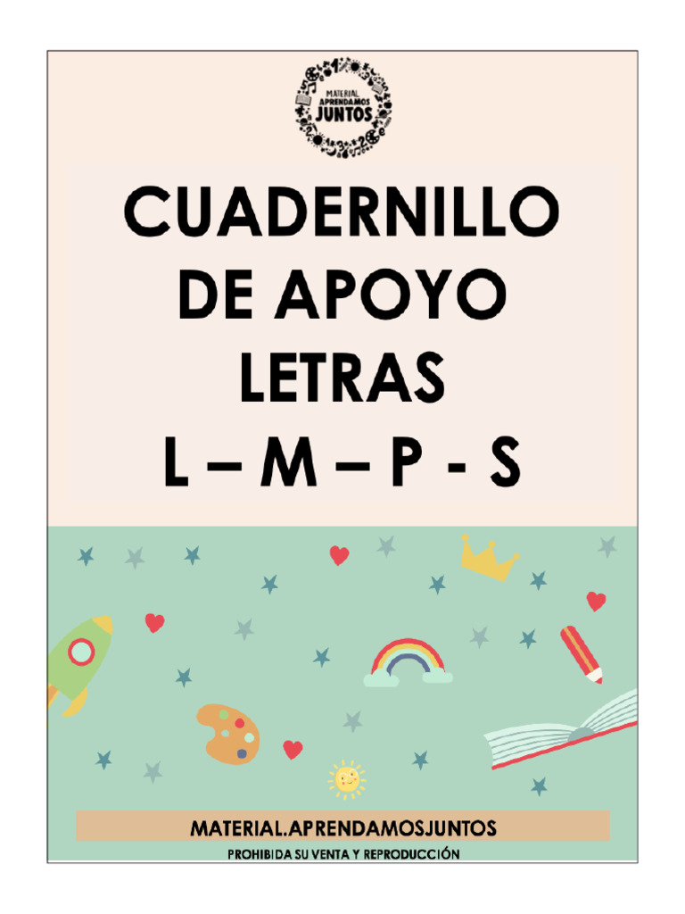 Cuadernillo de Apoyo - Letras L - M - P - S | PDF