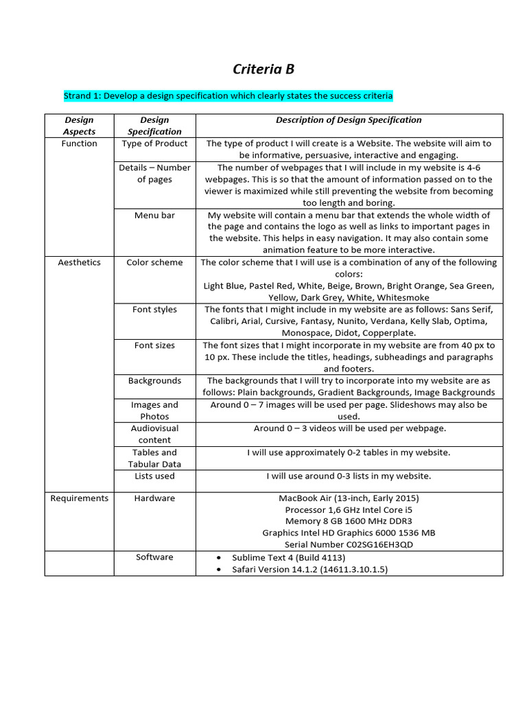 Sample Crit BC Web Authoring | PDF | Html Element | Html