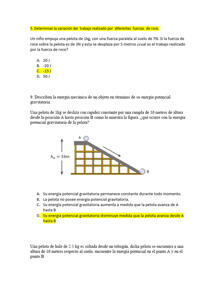 Preguntas RED... Fisica | PDF