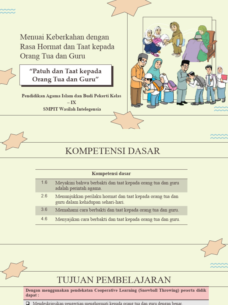 Patuh Dan Taat Kepada Orangtua Dan Guru | PDF