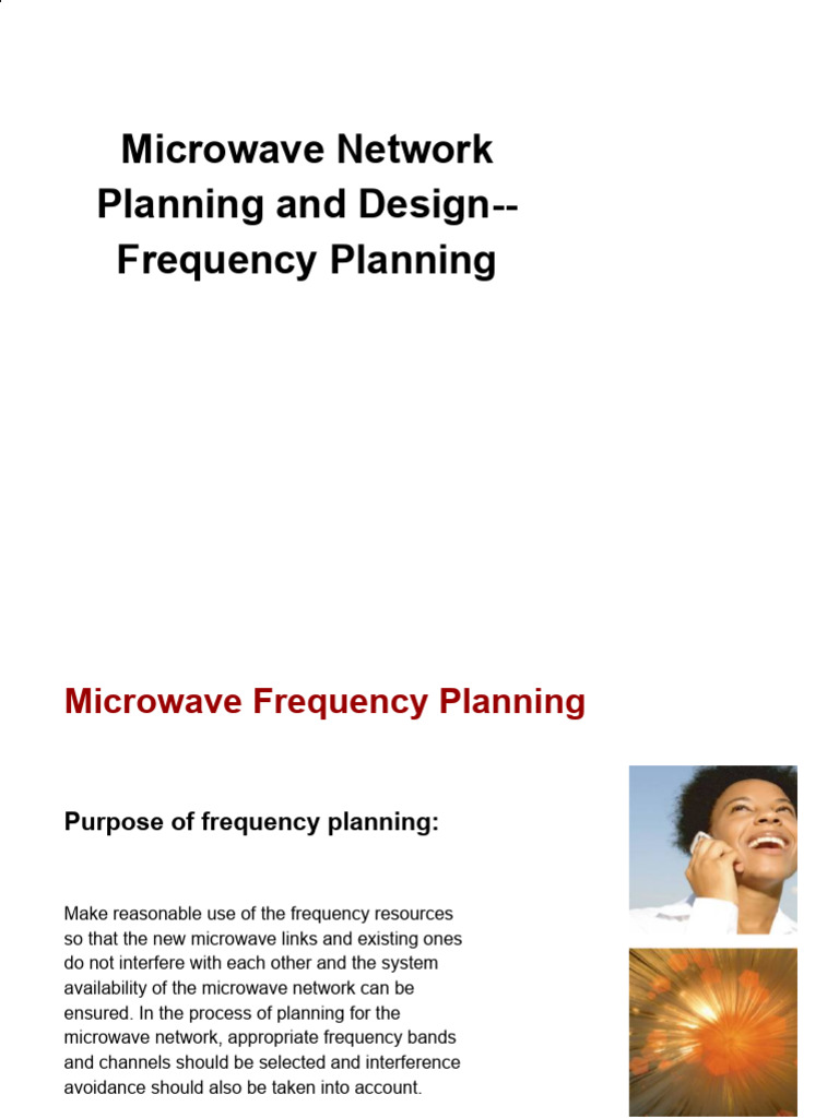Microwave Frequency Planning Guide | PDF
