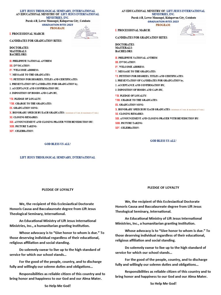 New Program 22 Tboli | PDF