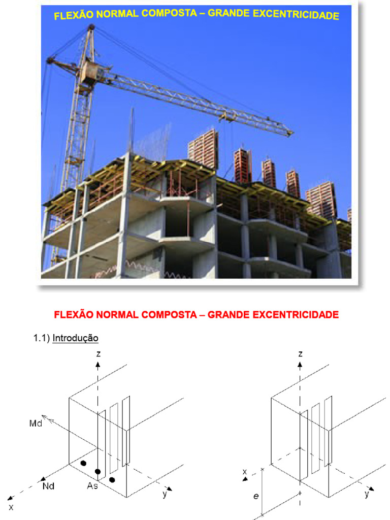 Flexão Normal Composta e Compressão | PDF