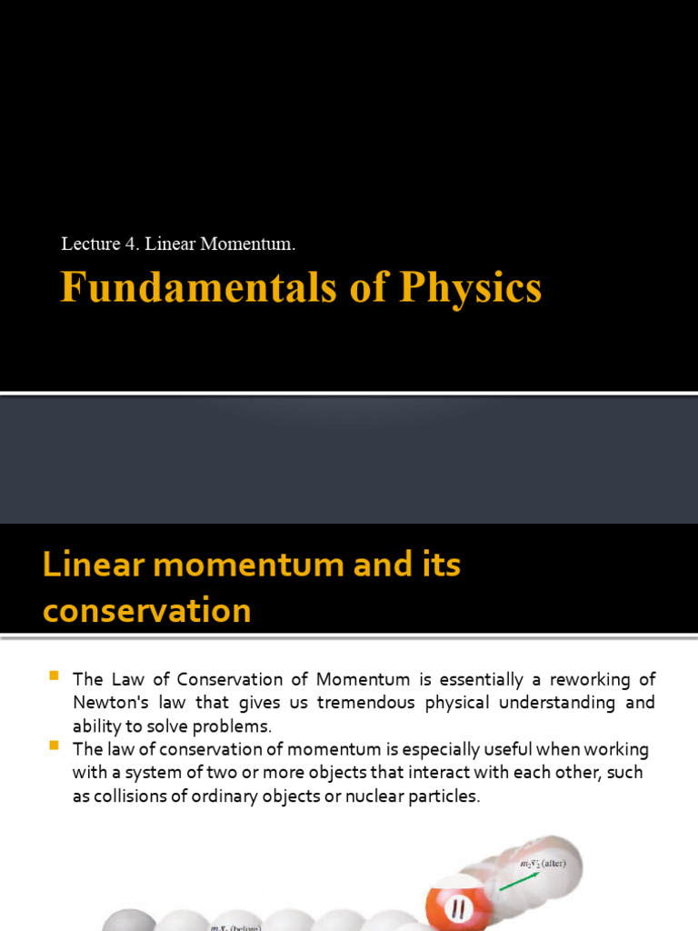04 - Fundamentals of Physics - Naghi Gasimov | PDF | Momentum | Collision