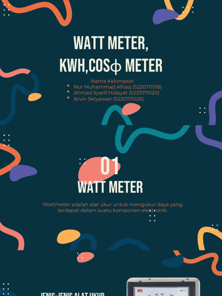 Watt Meter, KWH, Dan Cos Phi | PDF
