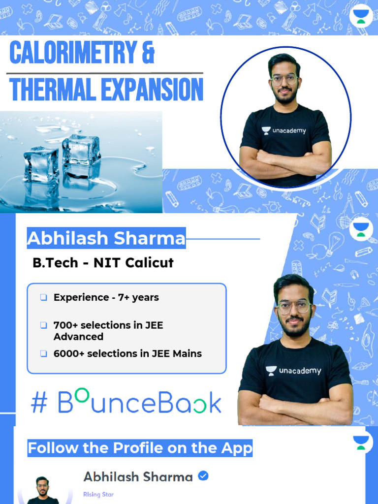 Calorimetry and Thermal Expansion Guide | PDF | Calorimetry | Heat