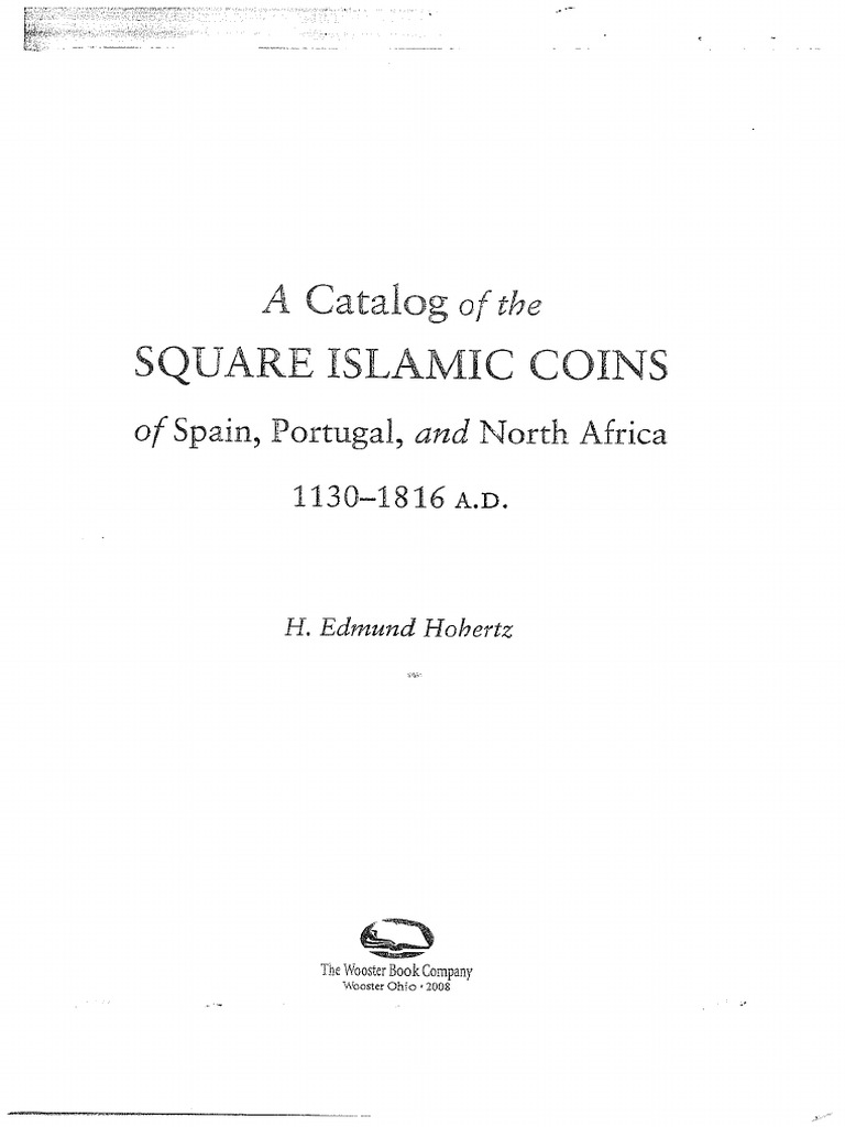 A Catalog of The Square Islamic Coins | PDF