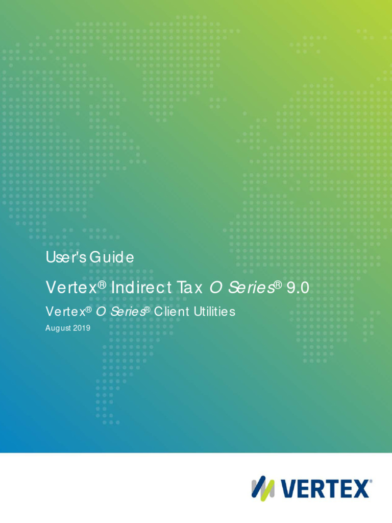 Vertex OSeries v9 Client Utilities Users Guide | PDF | World Wide Web ...
