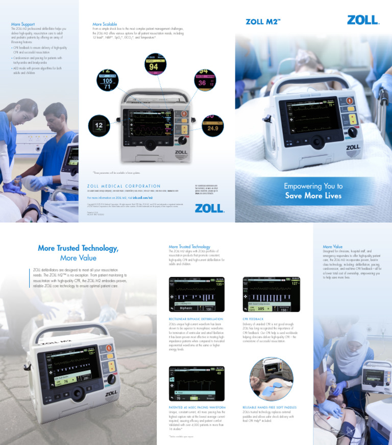 ZOLL-M2 Brochure | PDF | Cardiopulmonary Resuscitation | Medical Procedures