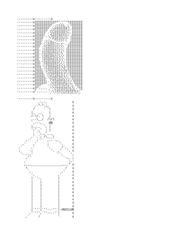 ASCII Arts UNICLUB | PDF
