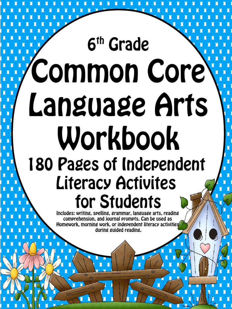 Common Core Language Arts Workbook: 6 Grade | PDF | Cyborg | Spelling