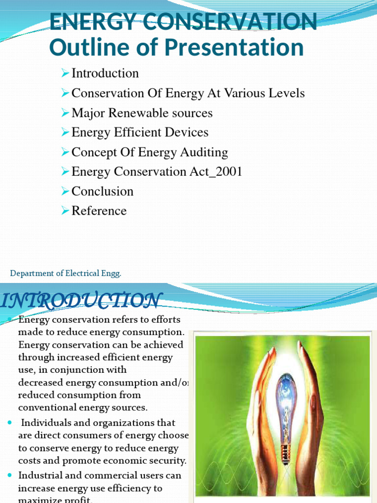 Unit 5 Energy Conservation | PDF | Energy Conservation | Scada