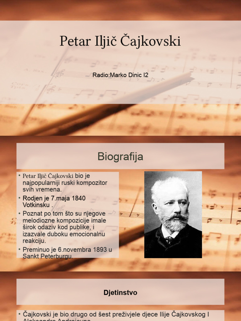 Petar Iljič Čajkovski | PDF
