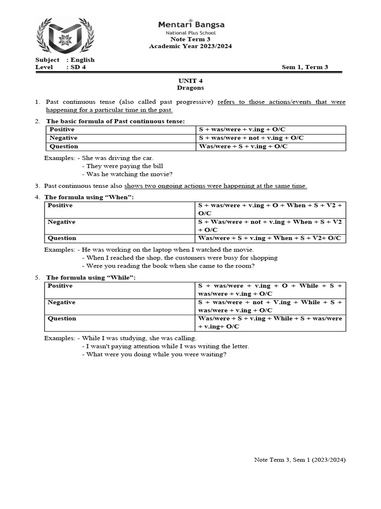 English Note P4 T3 | PDF | Languages Of The United Kingdom | English Grammar