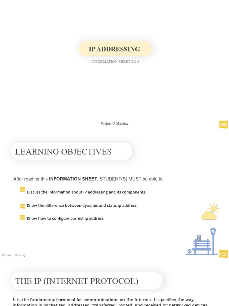 2.2-5 IP Addressing | PDF | Internet Protocols | Ip Address