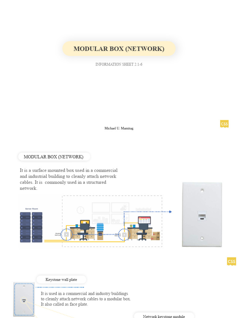 Modular Network Box Overview | PDF