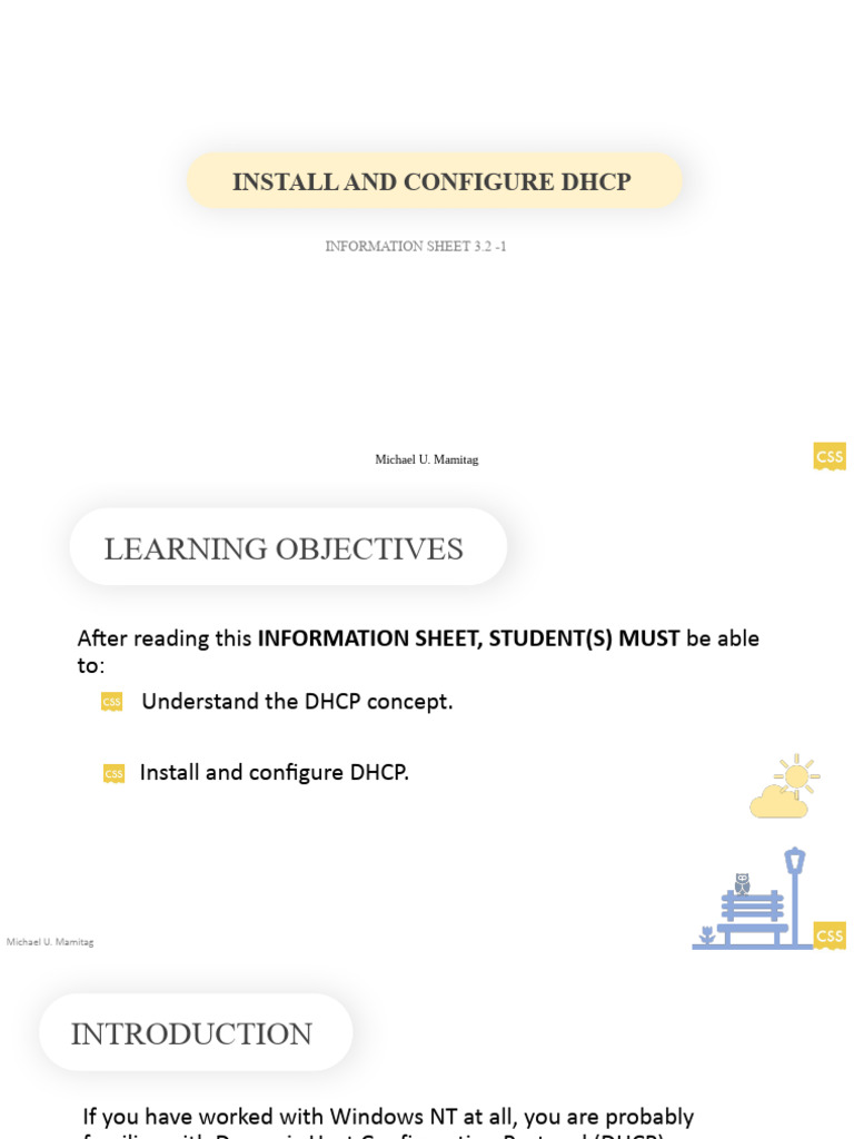 Install and Configure DHCP Server | PDF | Ip Address | Internet Protocols