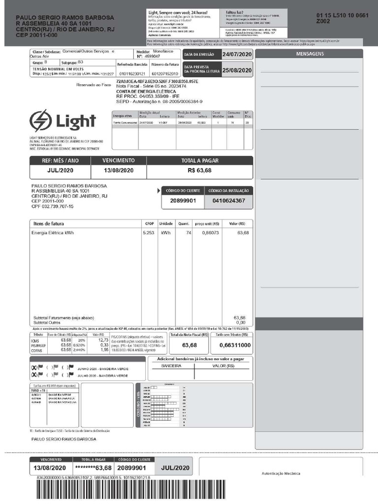 Ligth Rio de Janeiro | PDF
