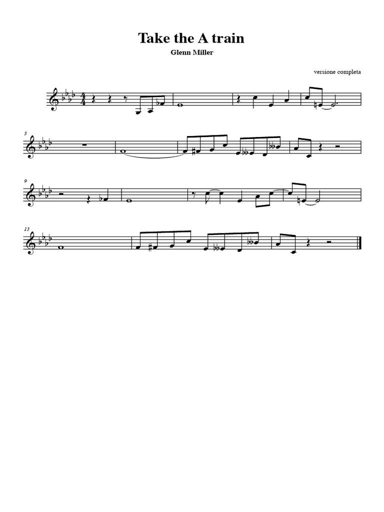 Take The A Train Completa Pdf