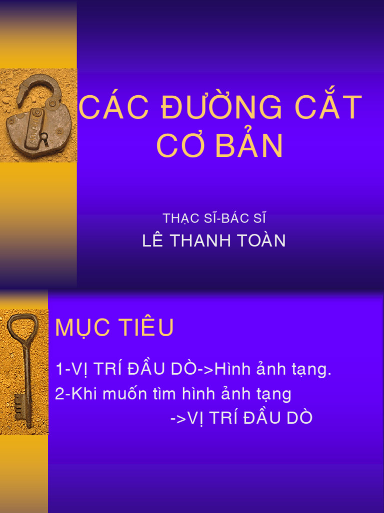 Cac Duong Cat Co Ban Sieu Am Bung | PDF