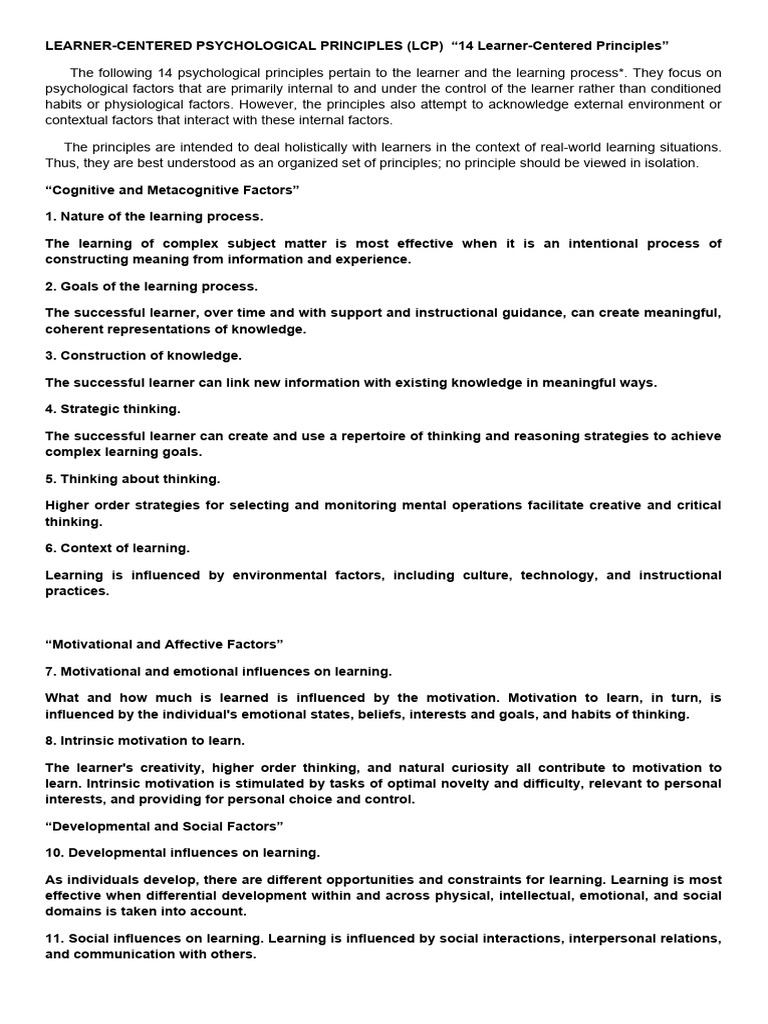 EDUC 1 - Notes | PDF