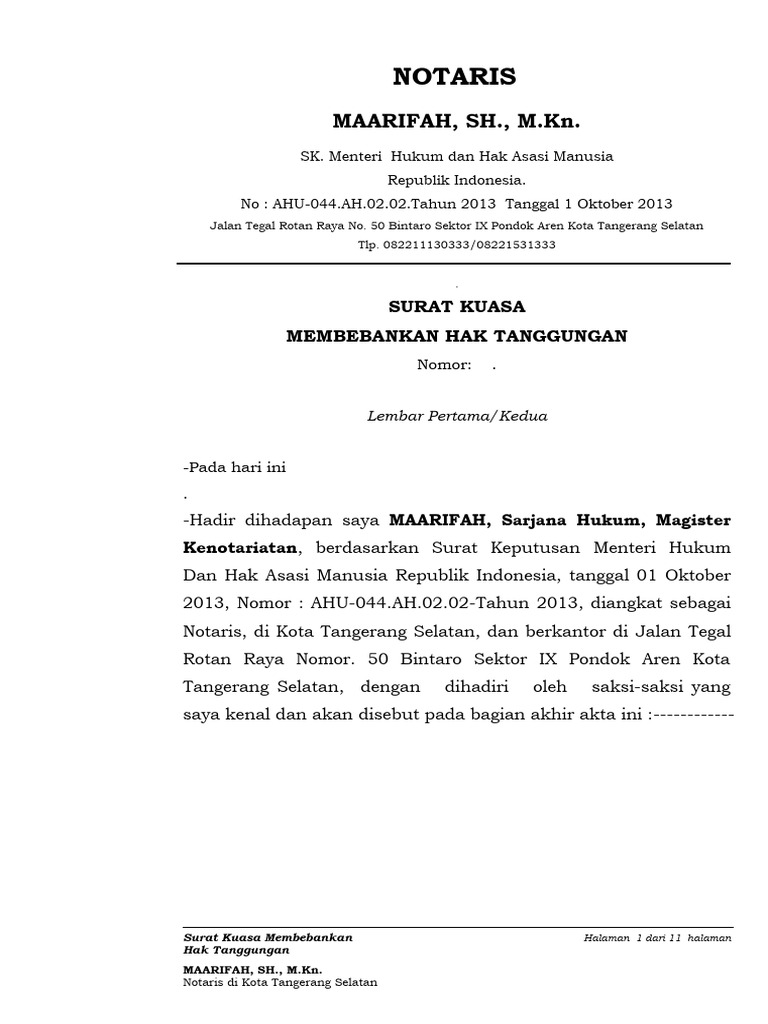 Akta SKMHT SHM | PDF