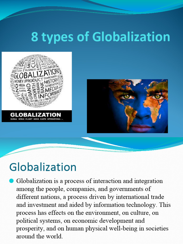 Eight (8) Types of Globalization | PDF