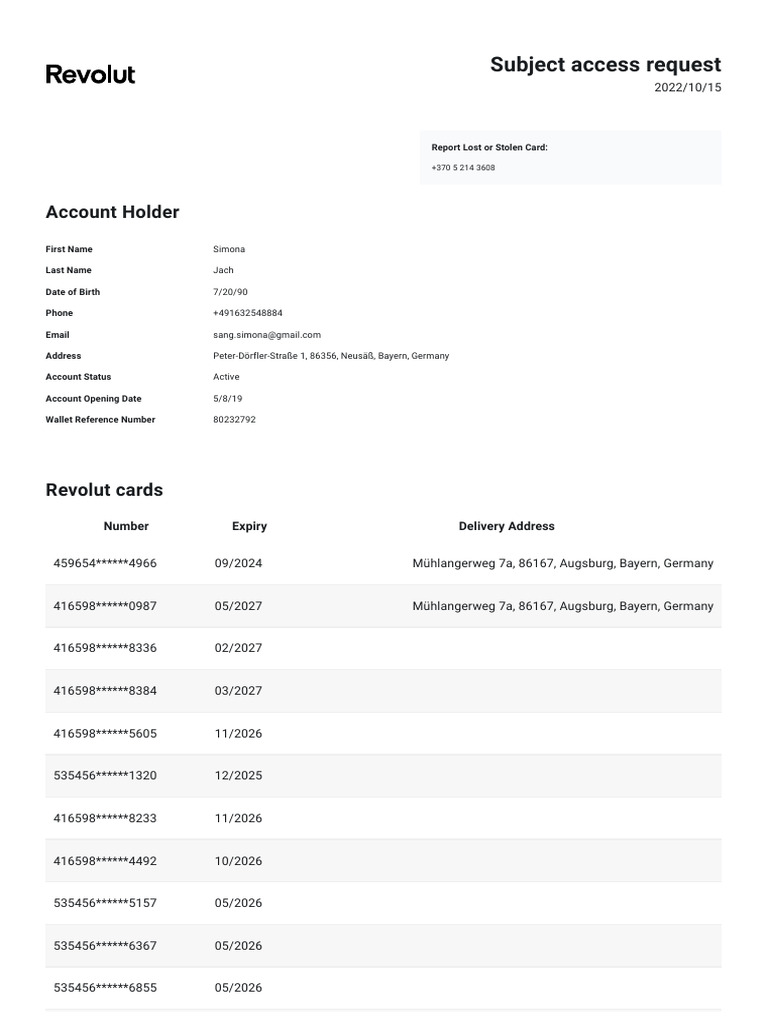 Subject Access Request | PDF | Mac Os | Ios