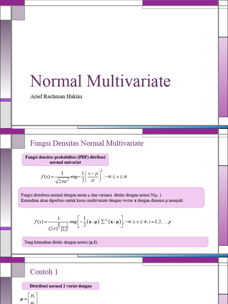 Normal Multivariate | PDF