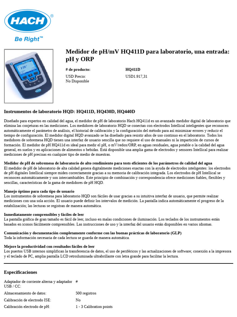 HACH PC | PDF | Laboratorios | USB