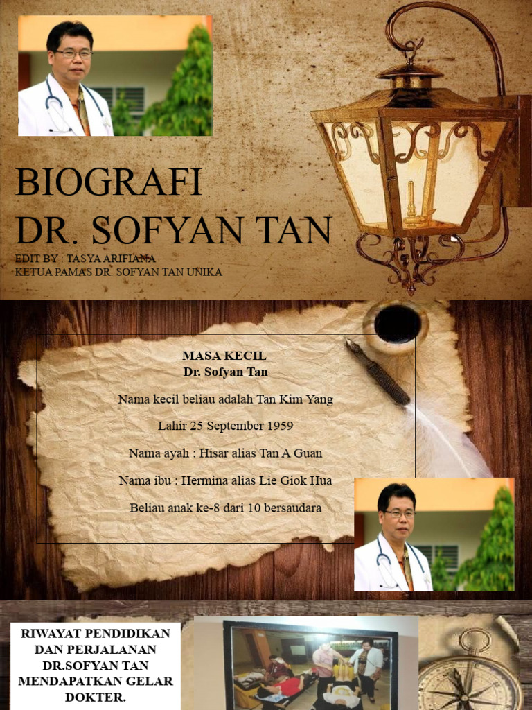 Biografi Dr. Sofyan Tan (Edit Tasya Arifiana) | PDF