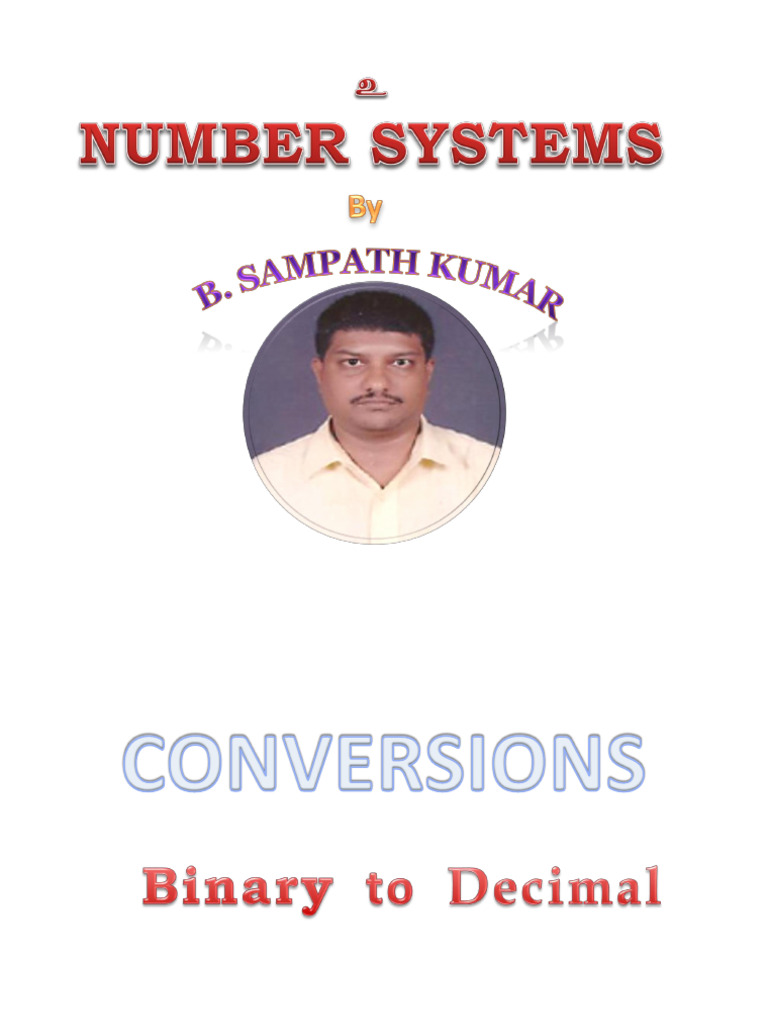 Binary To Others Number Systems Conversions | PDF | Computer ... Binary To Others Number Systems Conversions | PDF | Computer ...