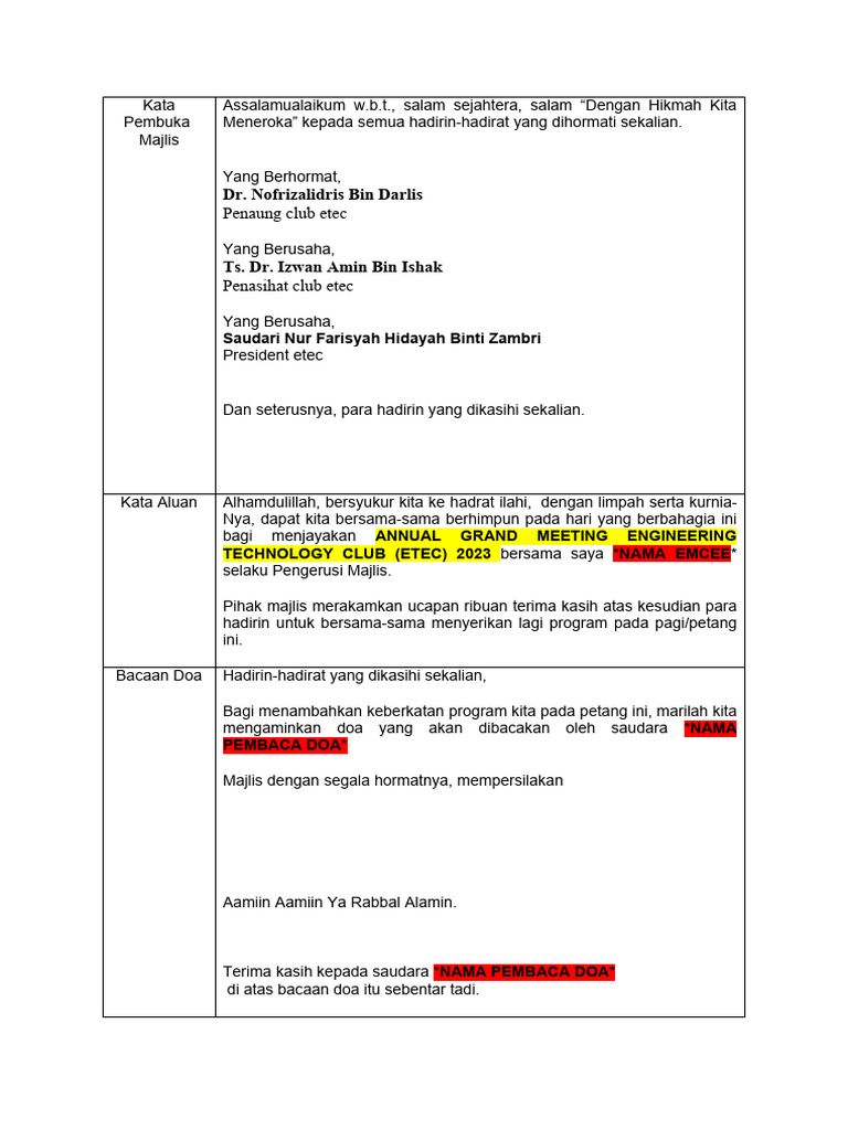 Script Agm 2023 | PDF