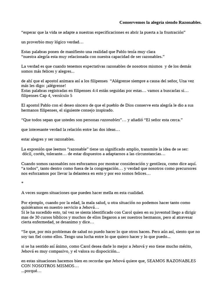 Razonables y Alegres | PDF | Verdad