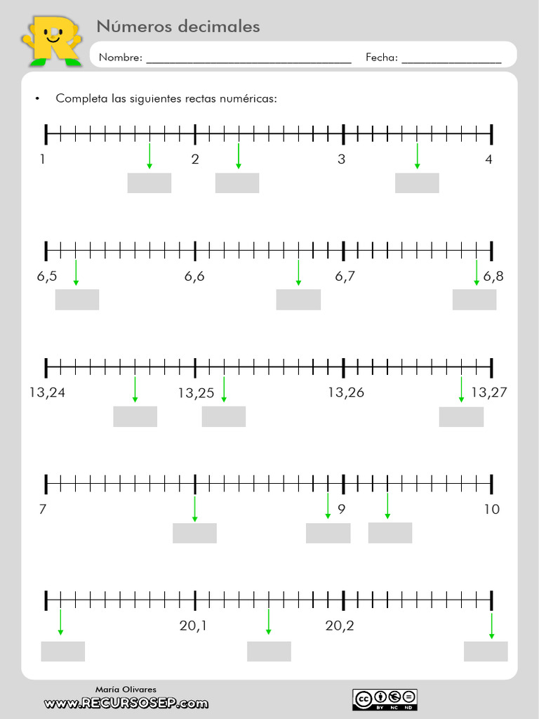 numeros-decimales-en-la-recta-numerica | PDF