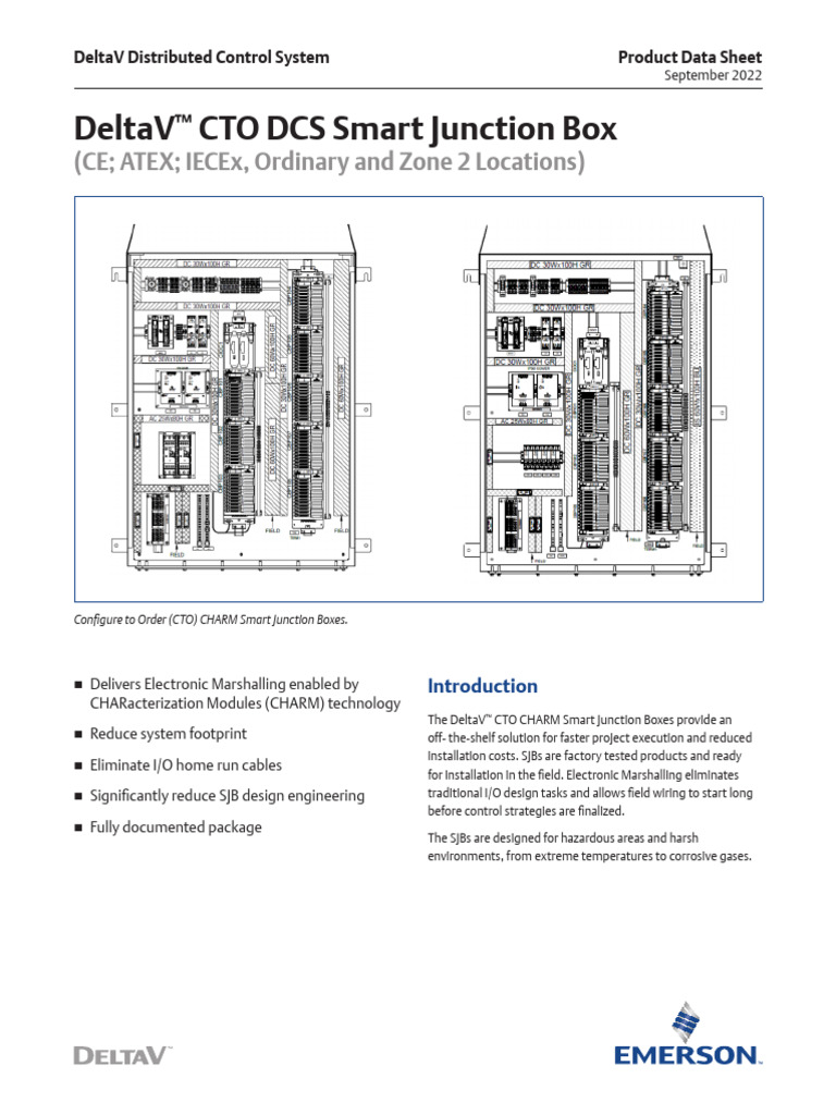 Product Data Sheet Cto Dcs Smart Junction Box Ce Atex Iecex Ordinary ...