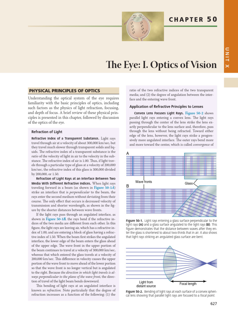 Guyton and Hall Medical Physiology | PDF | Eye | Optics