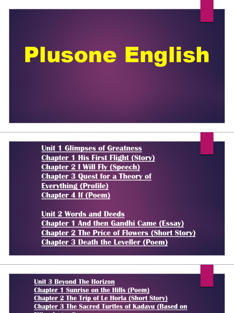 Plusone English | PDF