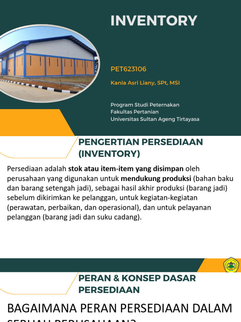 Pertemuan 5 - Inventory | PDF