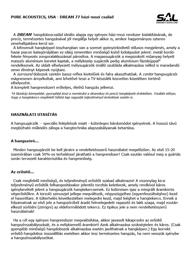 Dream: Surround Center | PDF